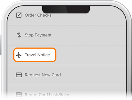 Add a Travel Notice | SELCO