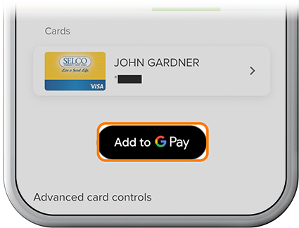 Add Card to a Mobile Wallet | SELCO